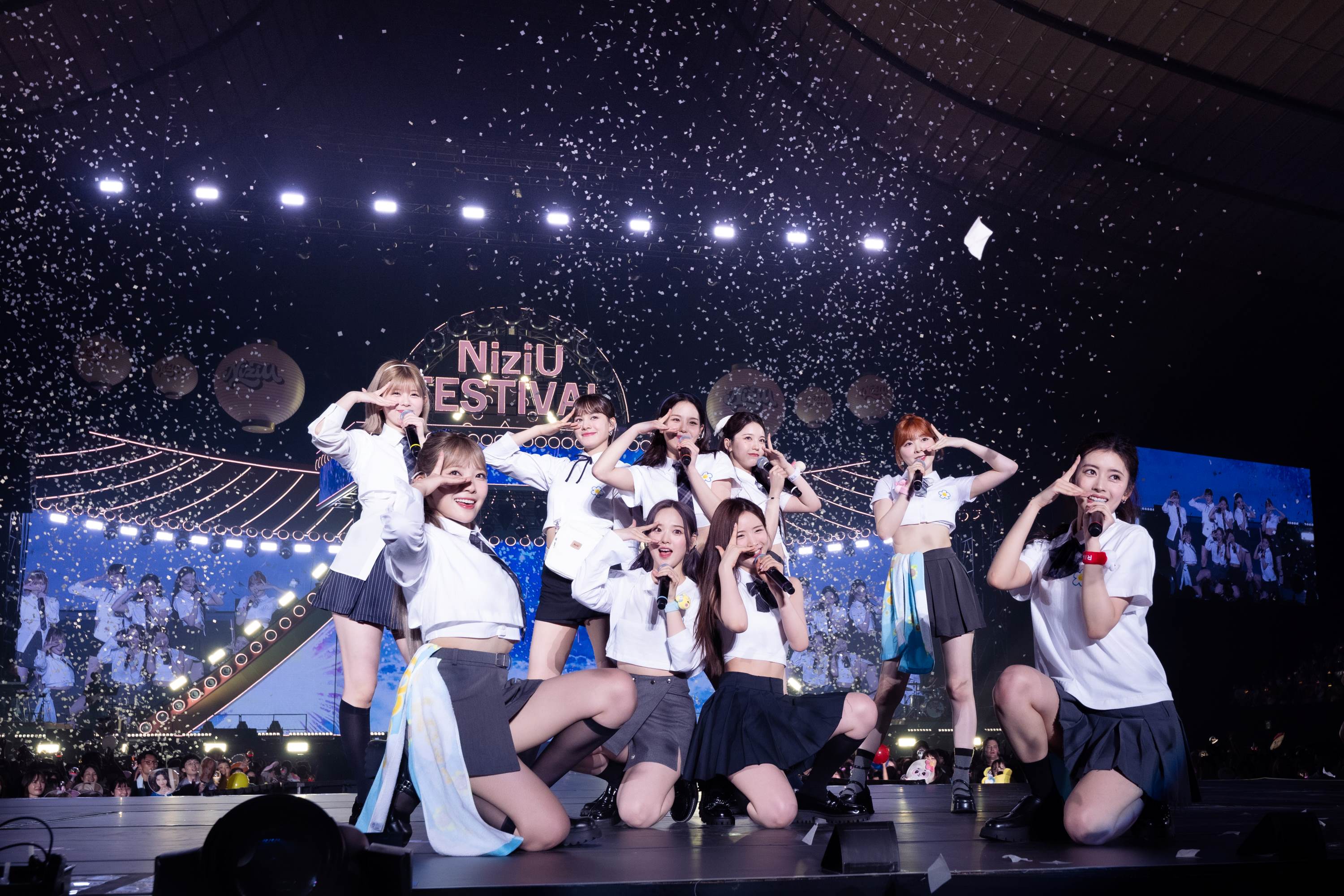 9人組ガールズグループ“NiziU“2度目となる全国ツアー、「NiziU Live with U 2023 “ココ！夏 fes.“」 国立代々木競技場第一体育館 4daysで4.5万人を動員 ...